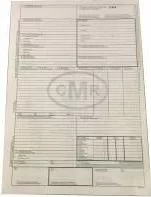 CMR International, Format A4, 5 Exemplare, 25 Seturi/Carnet, Scrisoare ...