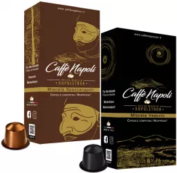 Pachet mixt Capsule cafea artizanala Caffe Napoli VESUVIO and ...