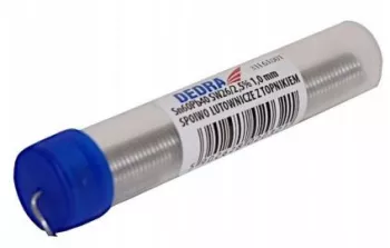 Cositor, fludor cu flux la tub, pentrupistol lipit, 1 mm/10 g Dedra ...