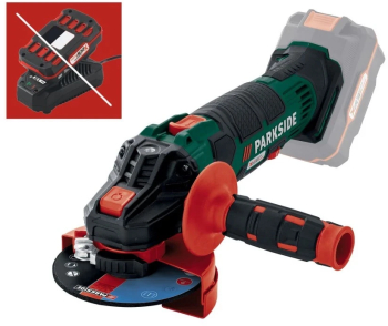 Polizor unghiular Parkside Performance flex 125 mm + baterie 20V-2A