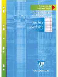 Foi albe liniatura franceza simple multiperforate 90 g/mp 100 file