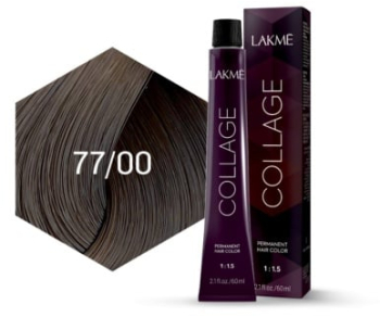 Vopsea de par permanenta 77/00 blond mediu intens Lakme Collage 60ml 270809