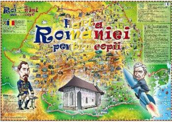 Harta Romaniei pentru copii 973-873-00000-001 - cel.ro