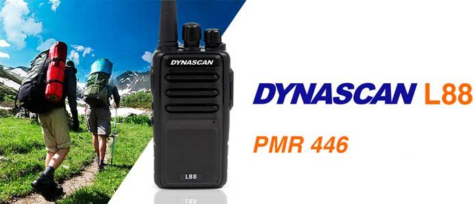 Statie radio PMR 446 portabila PNI DYNASCAN L88 cu acumulator 1600 mAH PNI-L088 - cel.ro