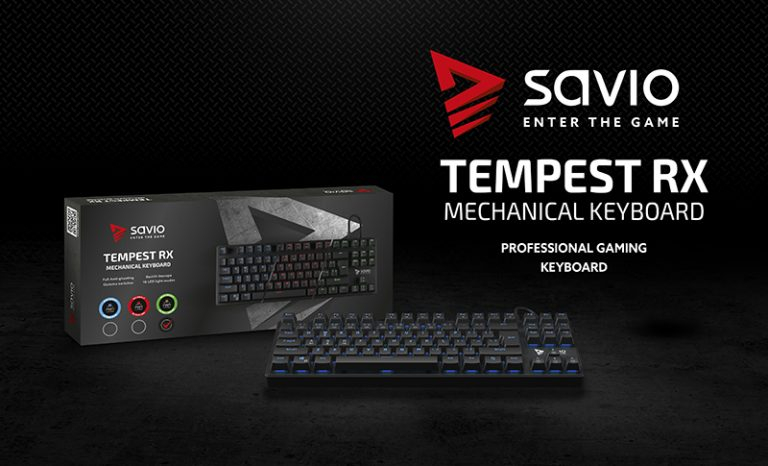 Tastatura Mecanica Gaming Profesionala Savio Tempest RX Outemu TKL ...