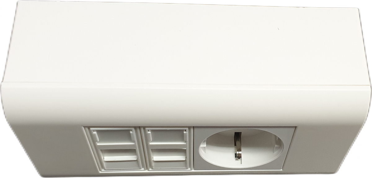 Priza electrica + voce/date LanKATT 1 schuko + 2x priza voce/date F/STP ...