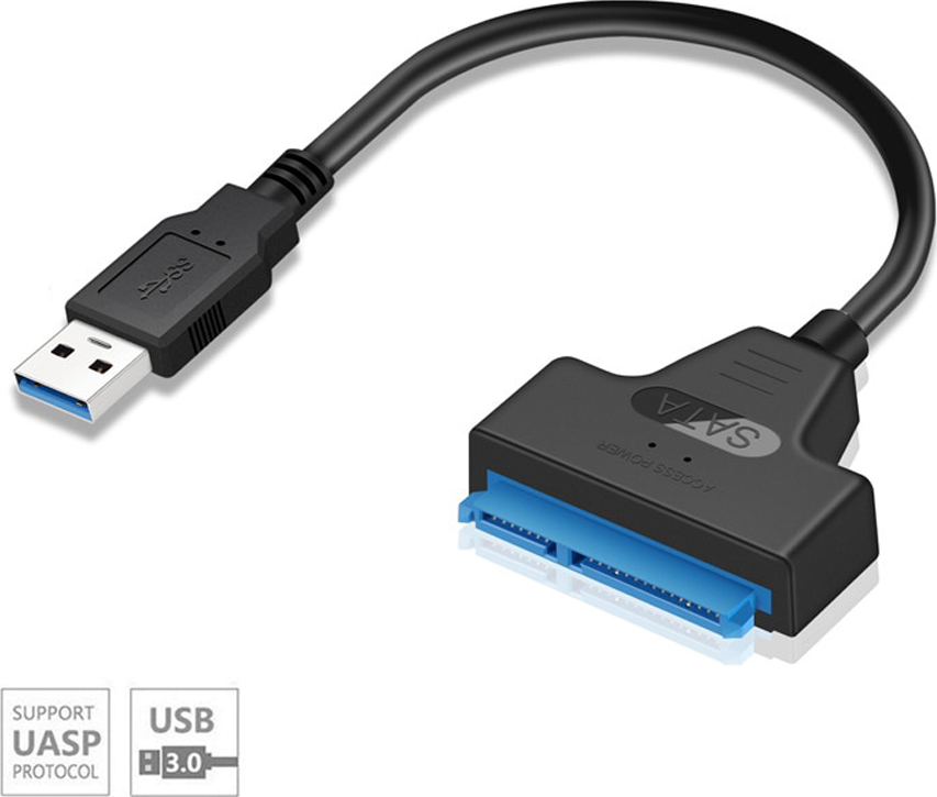 Cablu USB cu adaptor SATA 3 Ugreen converteste si transfera date de la ...