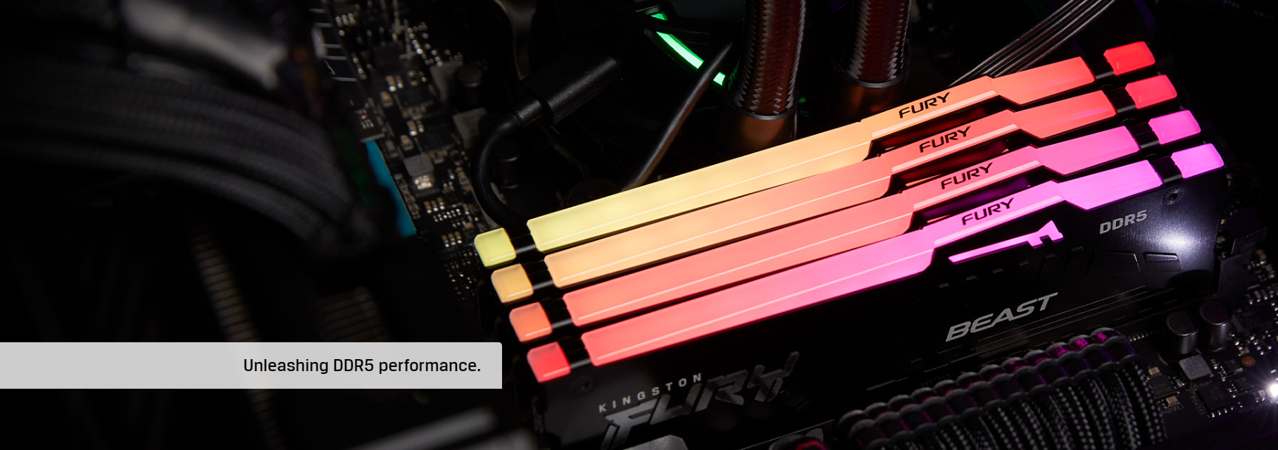 Kit Memorie RAM Kingston FURY Beast 32GB 2x16GB DDR5 5200MHz CL40 Dual ...