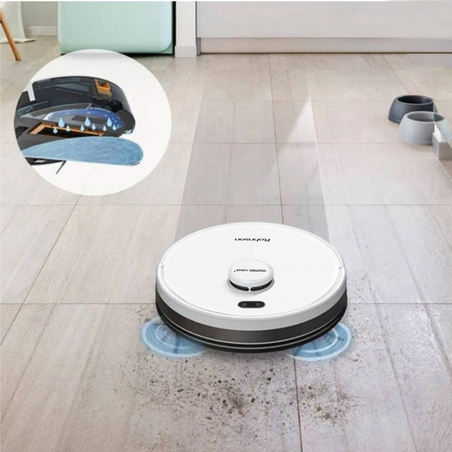 Robot aspirator cu mop si Wi-Fi Rohnson Mamba Robot+ RM02 RM02 - cel.ro