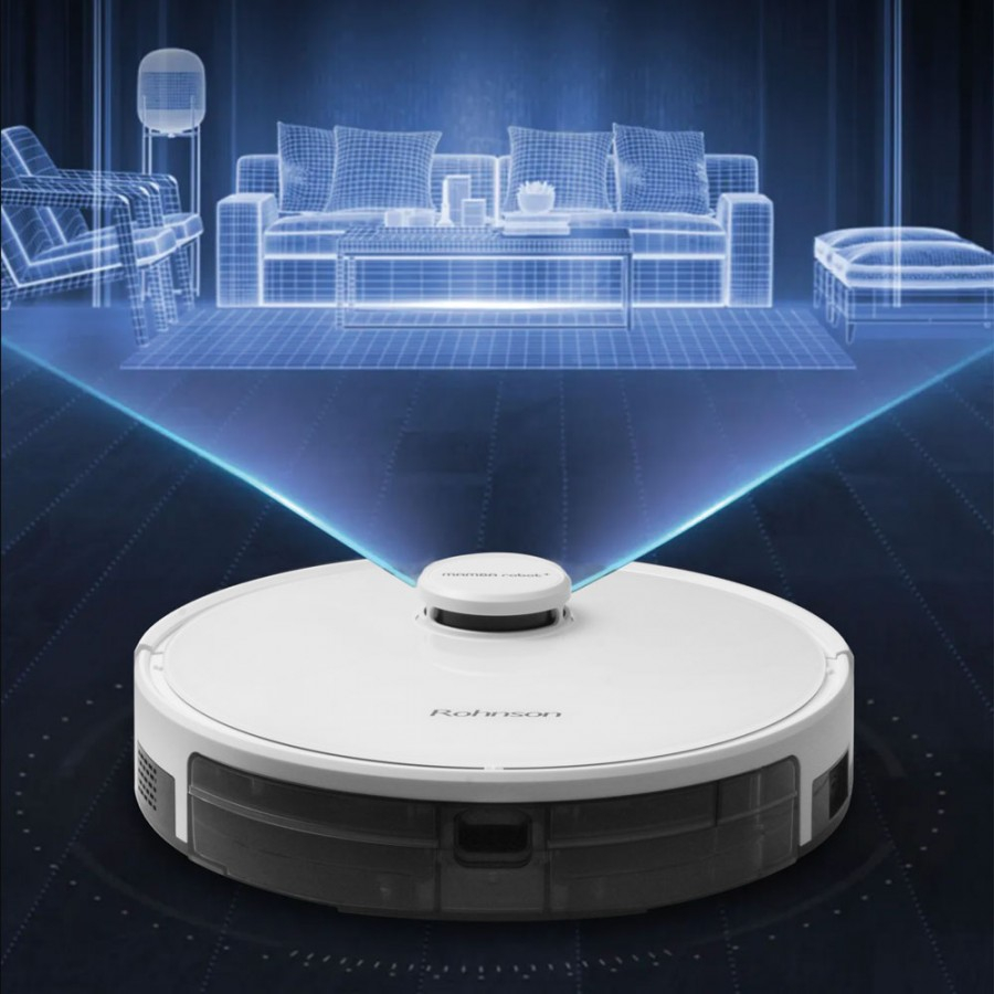 Robot aspirator cu mop si Wi-Fi Rohnson Mamba Robot+ RM02 RM02 - cel.ro