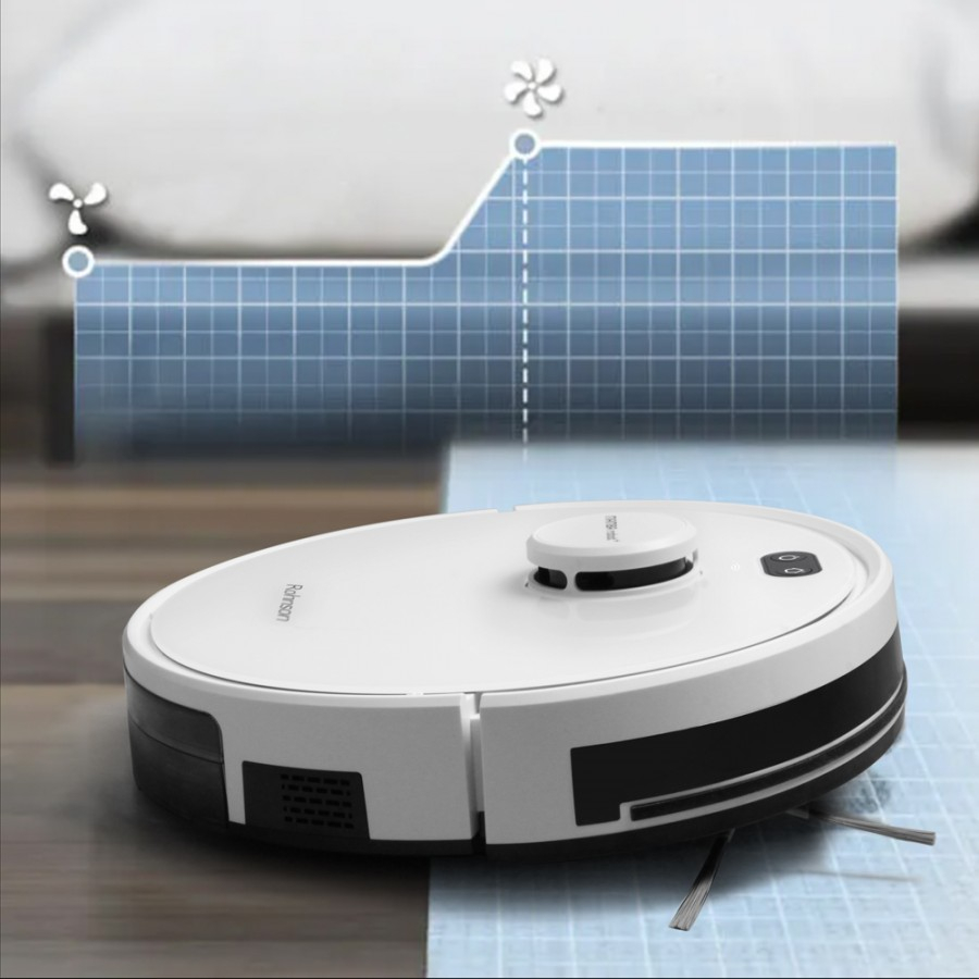 Robot aspirator cu mop si Wi-Fi Rohnson Mamba Robot+ RM02 RM02 - cel.ro