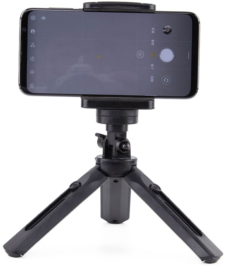 Trepied pentru telefon Hurtel Negru Rotativ 360 grade Extensibil ...