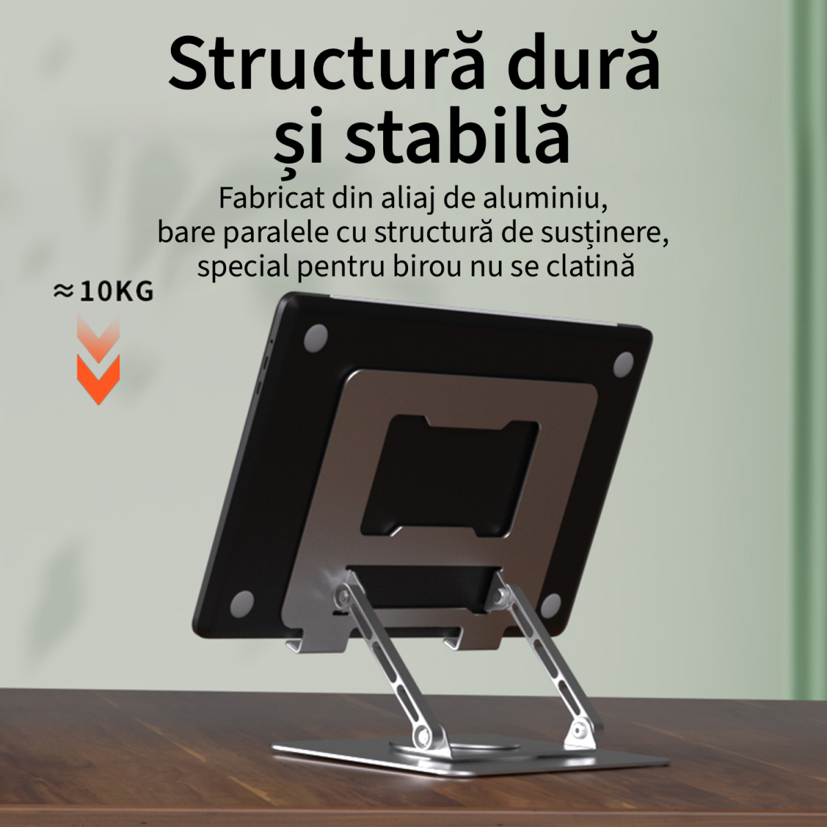 Stand multifunctional pentru laptop reglabil pe inaltime fabricat din ...
