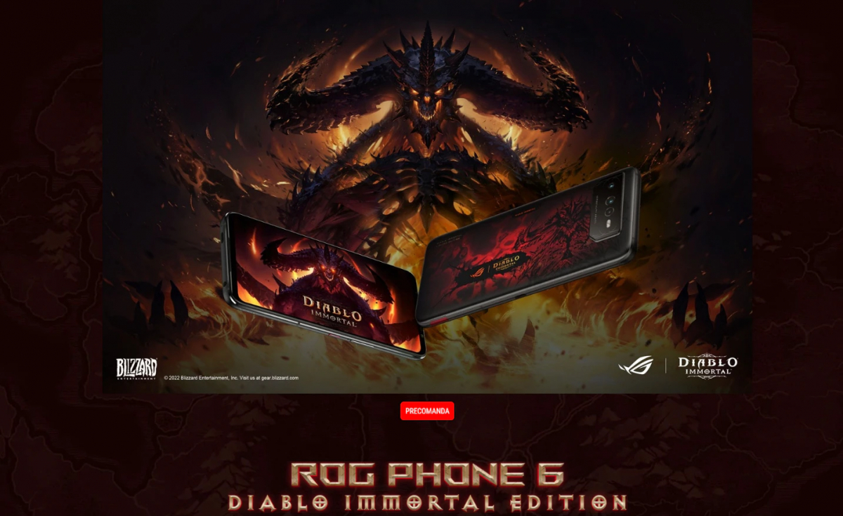Smartphone ASUS ROG Phone 6 Diablo Immortal Edition Snapdragon 8+ 512GB ...