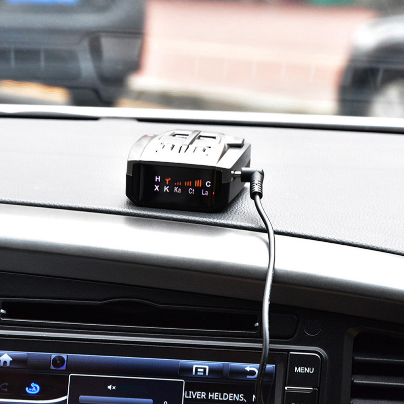 Detector Radar Auto Techstar® V9 Laser Alerta Voce Sistem Alarma Viteza K