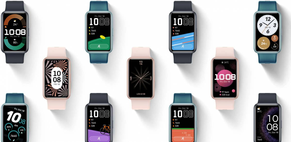 Ceas smartwatch Huawei Watch FIT SE Silicone Strap Starry Black ...