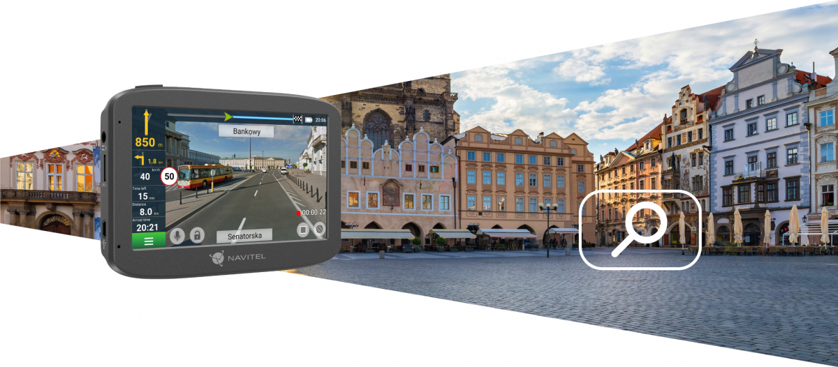 Camera Auto DVR cu Navigatie GPS NAVITEL RE 5 DUAL Filmare FullHD 140 ...