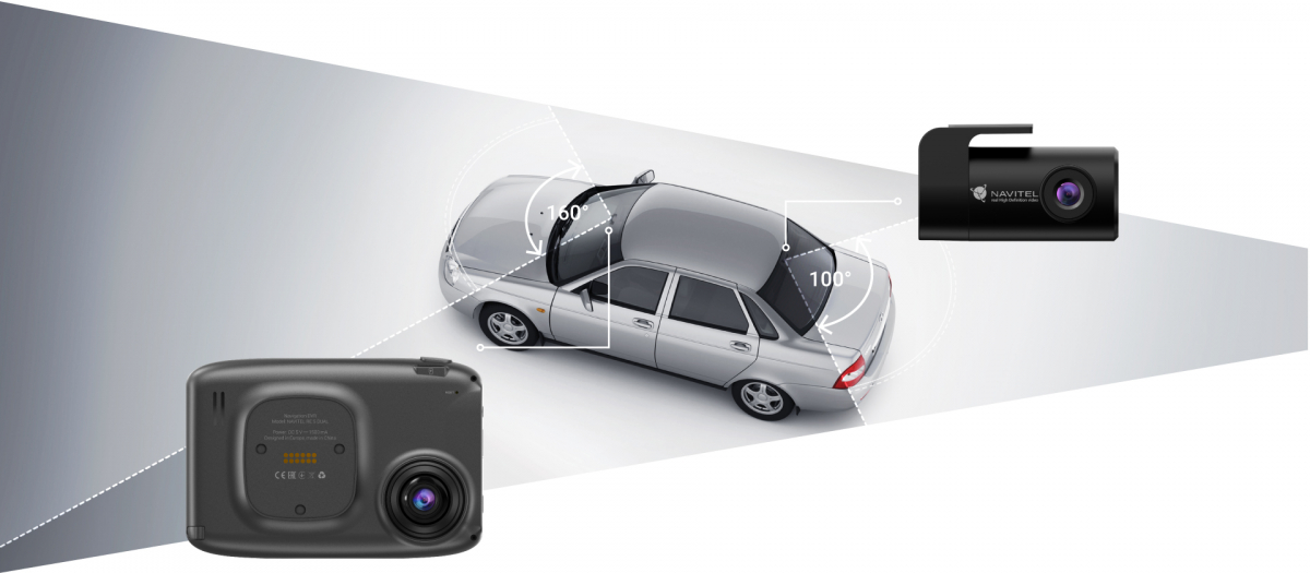 Camera Auto DVR cu Navigatie GPS NAVITEL RE 5 DUAL Filmare FullHD 140 ...