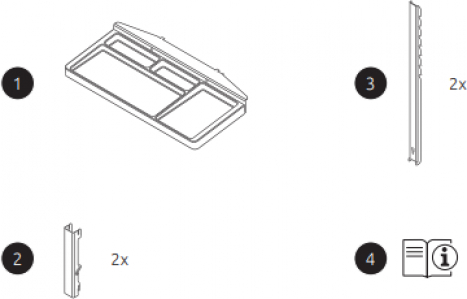 Suport Prowise iPro Keyboard Tray G2 pentru tastatura mouse telecomanda ...