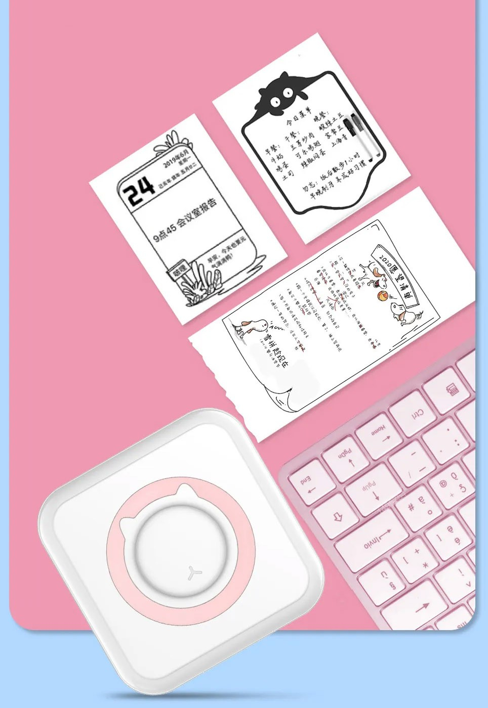 Mini imprimanta JustPrint portabila termica conectare prin bluetooth ...