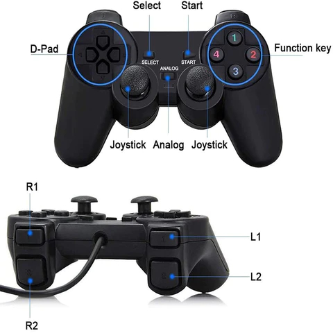 Controller Gaming Gamepad Controller Andowl cu Fir Alimentare USB 11 ...