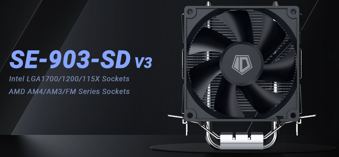 Cooler CPU ID-Cooling SE-903-SD V3 Black SE-903-SD-V3 - cel.ro