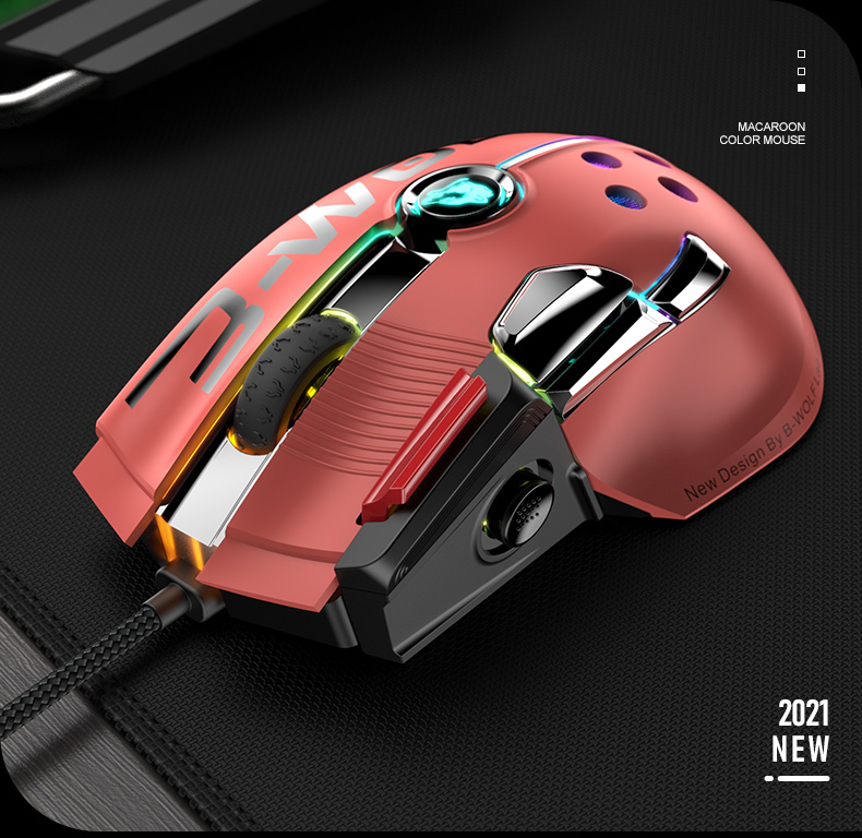 Mouse Freedom Wolf X6 12000 DPI cu 5 trepte profesional pentru gaming ...