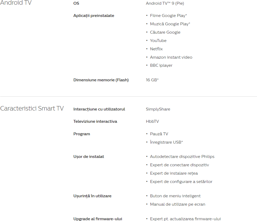 Televizor Android Tv Led 4k Uhd Performance Series Diagonala Ecran ...