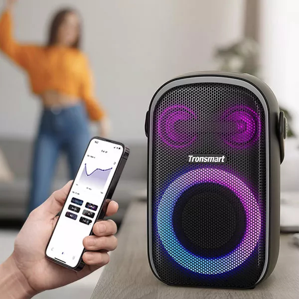 Boxa Portabila Tronsmart Halo100 Bluetooth Speaker Black 60W IPX6 ...