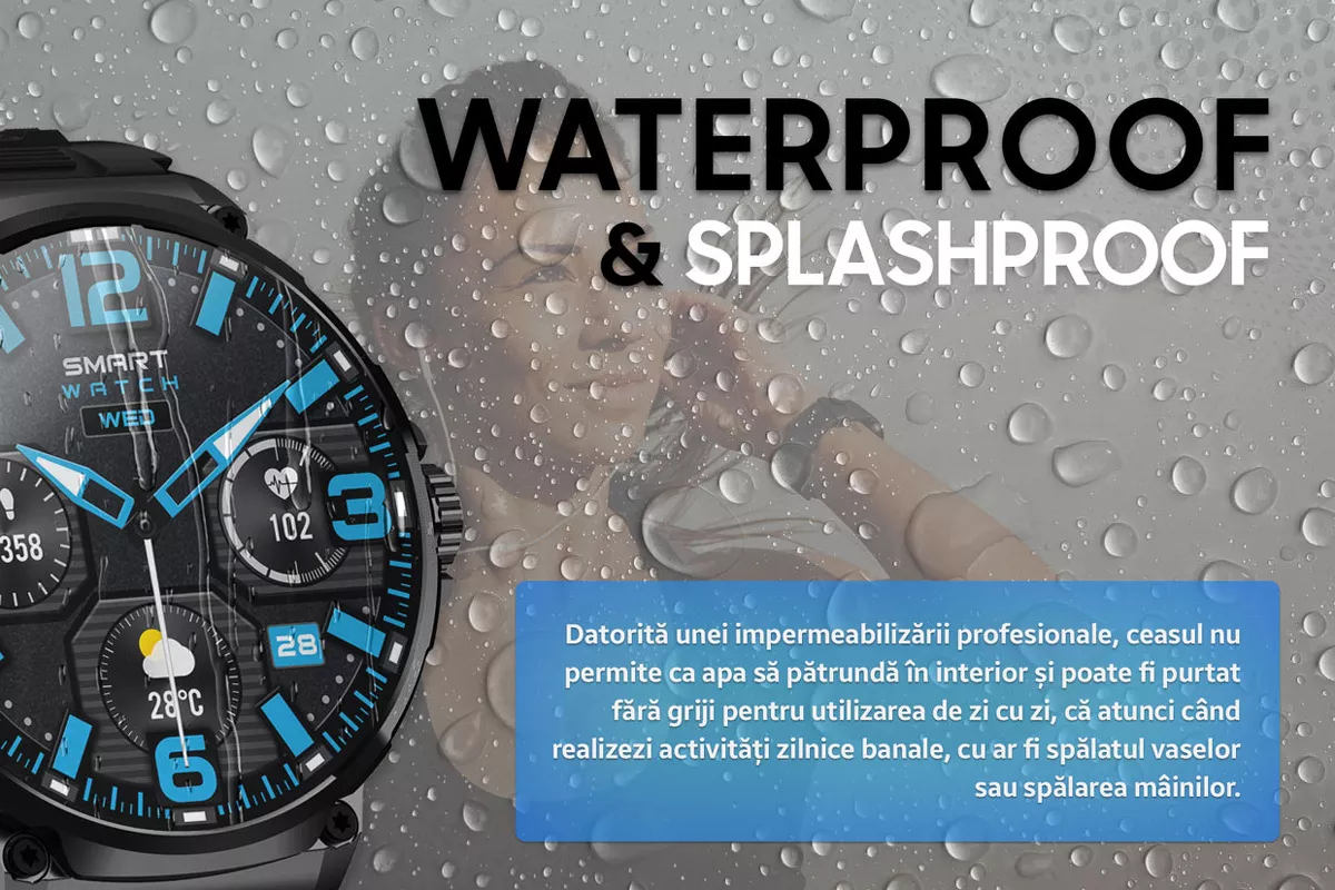 Ceas Smartwatch iHunt Watch 12 Titan Convorbire prin Bluetooth ...