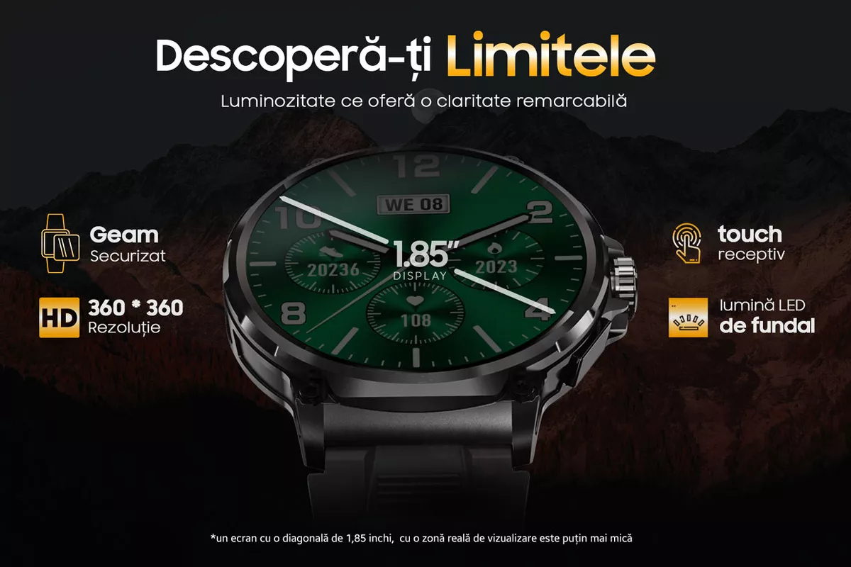 Ceas Smartwatch iHunt Watch 12 Titan Convorbire prin Bluetooth ...