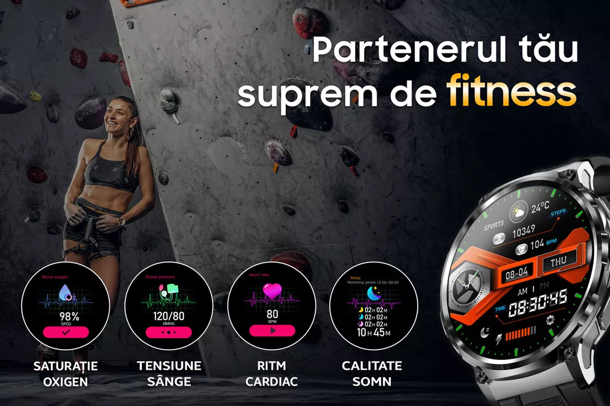 Ceas Smartwatch iHunt Watch 12 Titan Convorbire prin Bluetooth ...