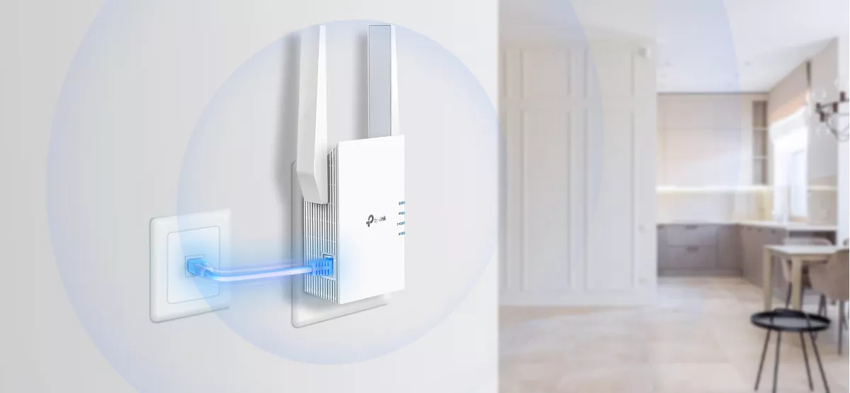 Range Extender TP-Link RE705X AX3000 Dual-Band Gigabit Wi-Fi 6 tehnologie