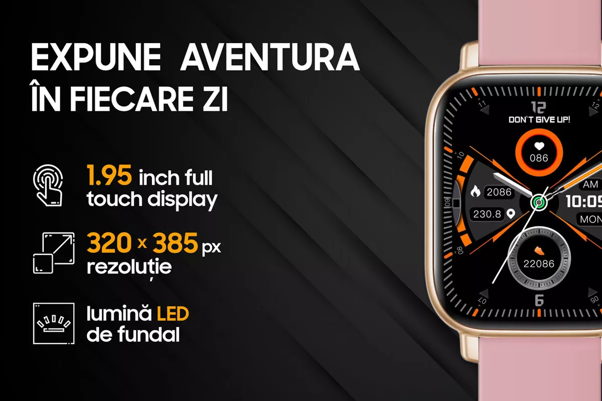 Smartwatch iHunt Watch 10 Titan Silver - cel.ro