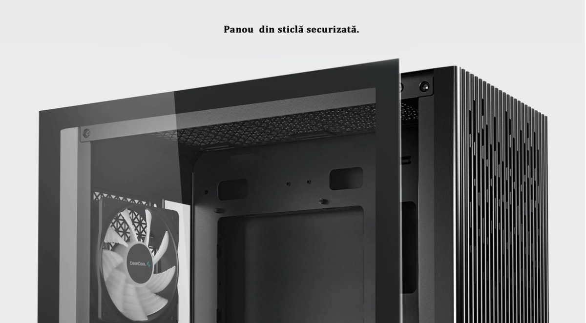 Carcasa Deepcool MATREXX 40 3FS Middle Tower Tempered Glass Negru - cel.ro