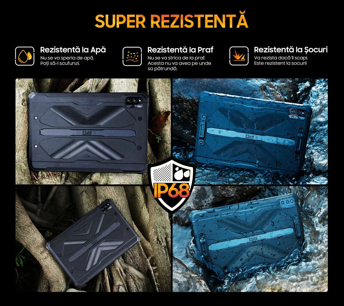 Tableta iHunt Strong Tablet P15000 Ultra Dual SIM 10.4 inch 8GB 256GB ...