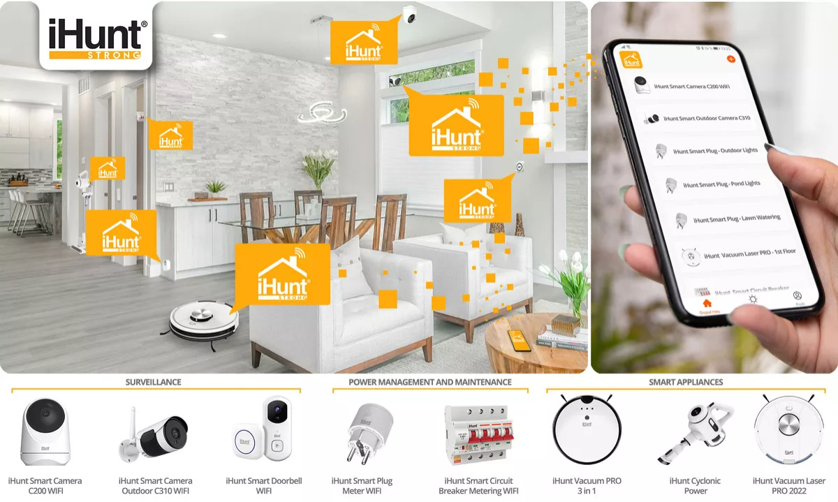 Siguranta automata inteligenta cu contorizare iHunt Home WIFI Smart ...