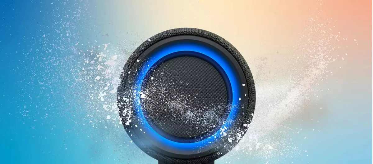 Boxa portabila Sony MEGA BASS Efect de lumini Bluetooth Rezistenta la ...