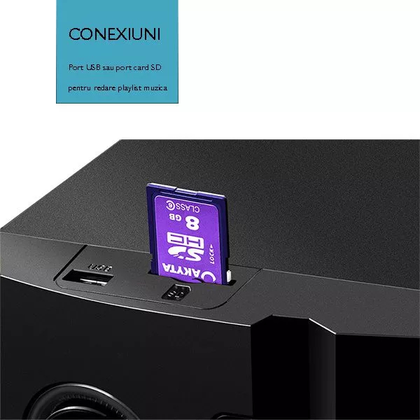 Boxe Bluetooth 2.1 Akyta AB-3760 40W Negre asm 9684 - cel.ro