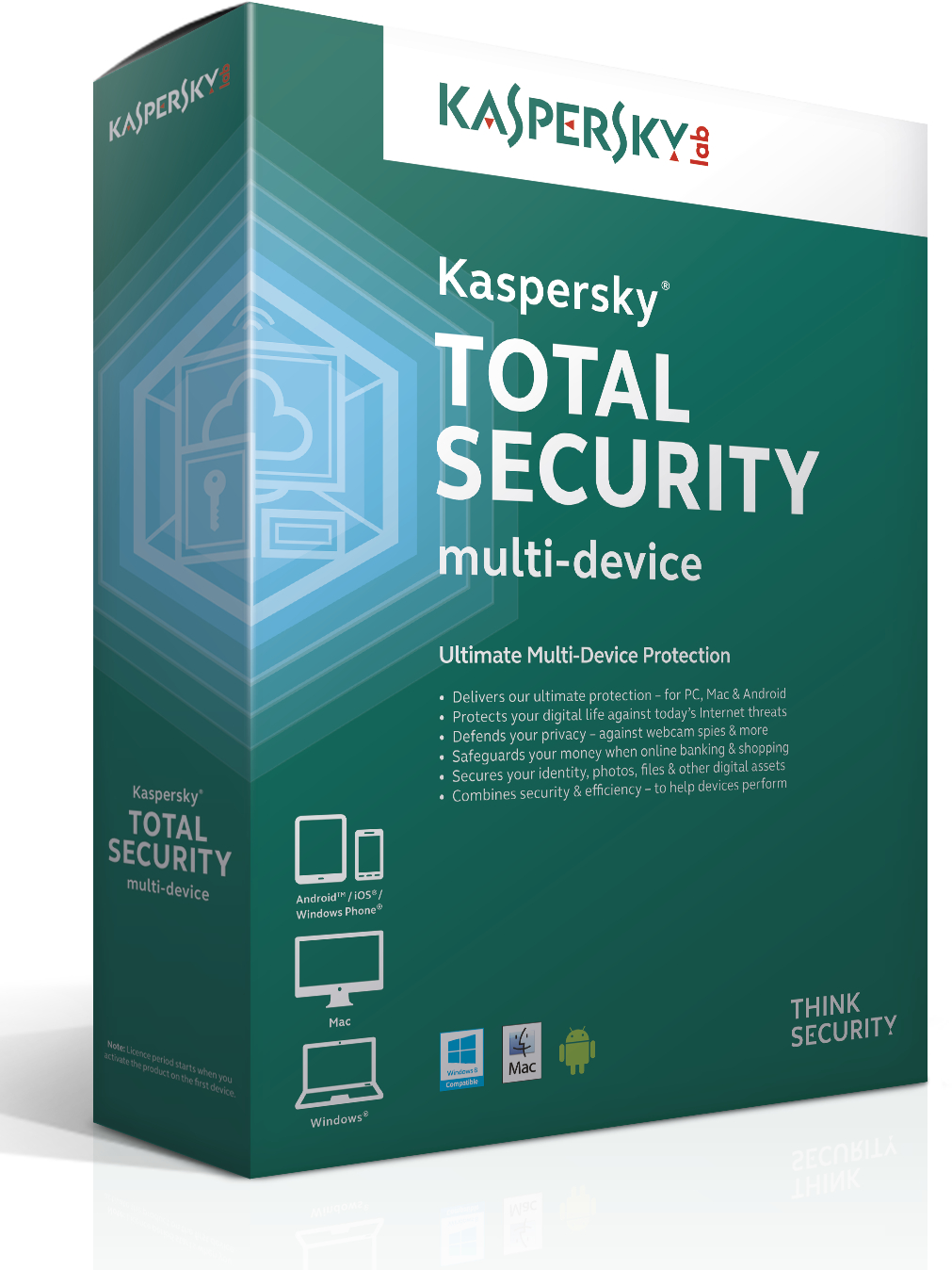 Kaspersky Total Security Multi-Device European Edition 4PC 2Ani Licenta Noua - cel.ro