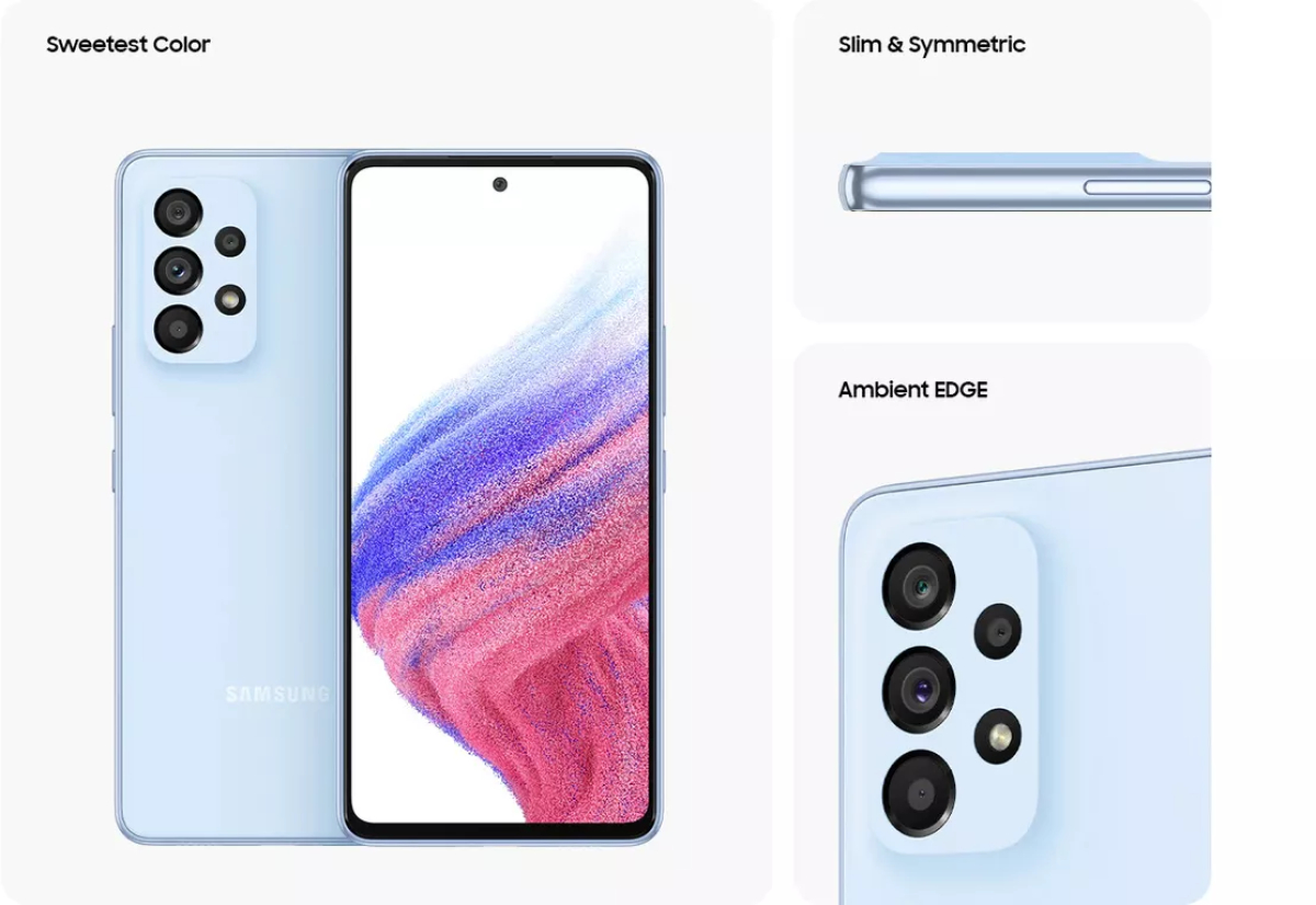 Telefon Mobil Samsung Galaxy A53 Dual SIM 256GB 8GB 5G Awesome Blue ...