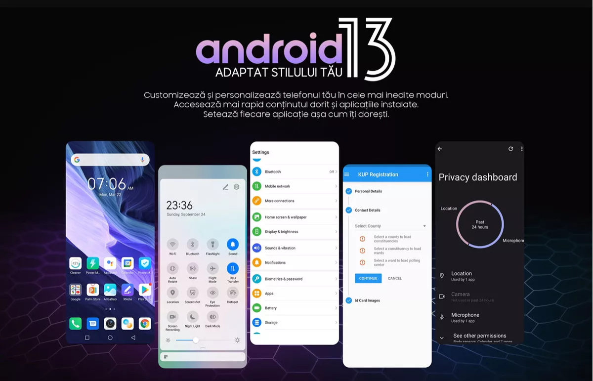 Telefon mobil iHunt S23 Ultra Dual SIM 8GB 128GB Negru + Smartwatch ...