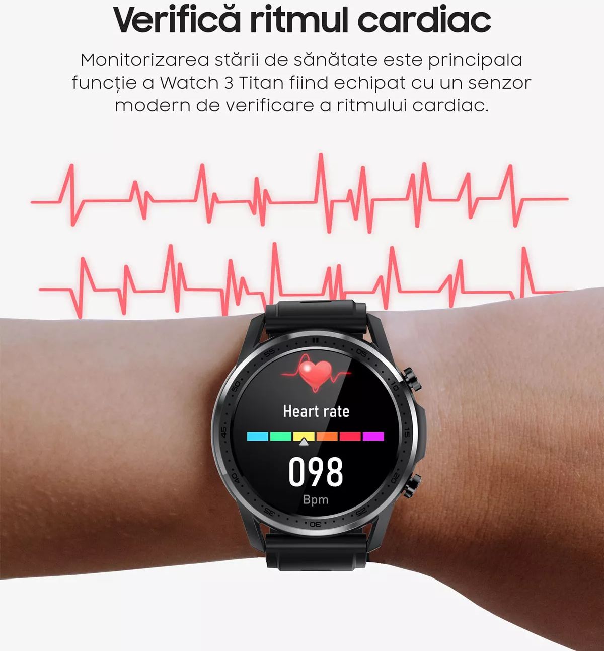 Telefon mobil iHunt S23 Ultra Dual SIM 8GB 128GB Negru + Smartwatch ...