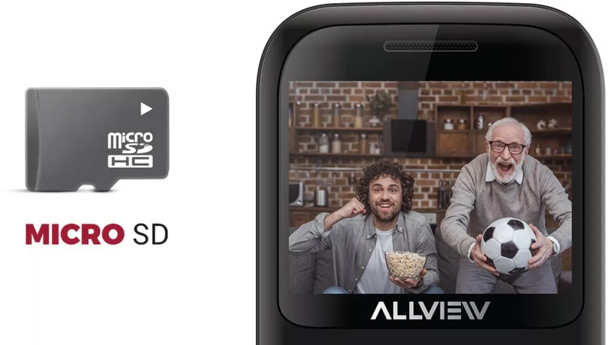 Telefon mobil Allview D2 Senior Dual Sim Black D2SENIOR - cel.ro