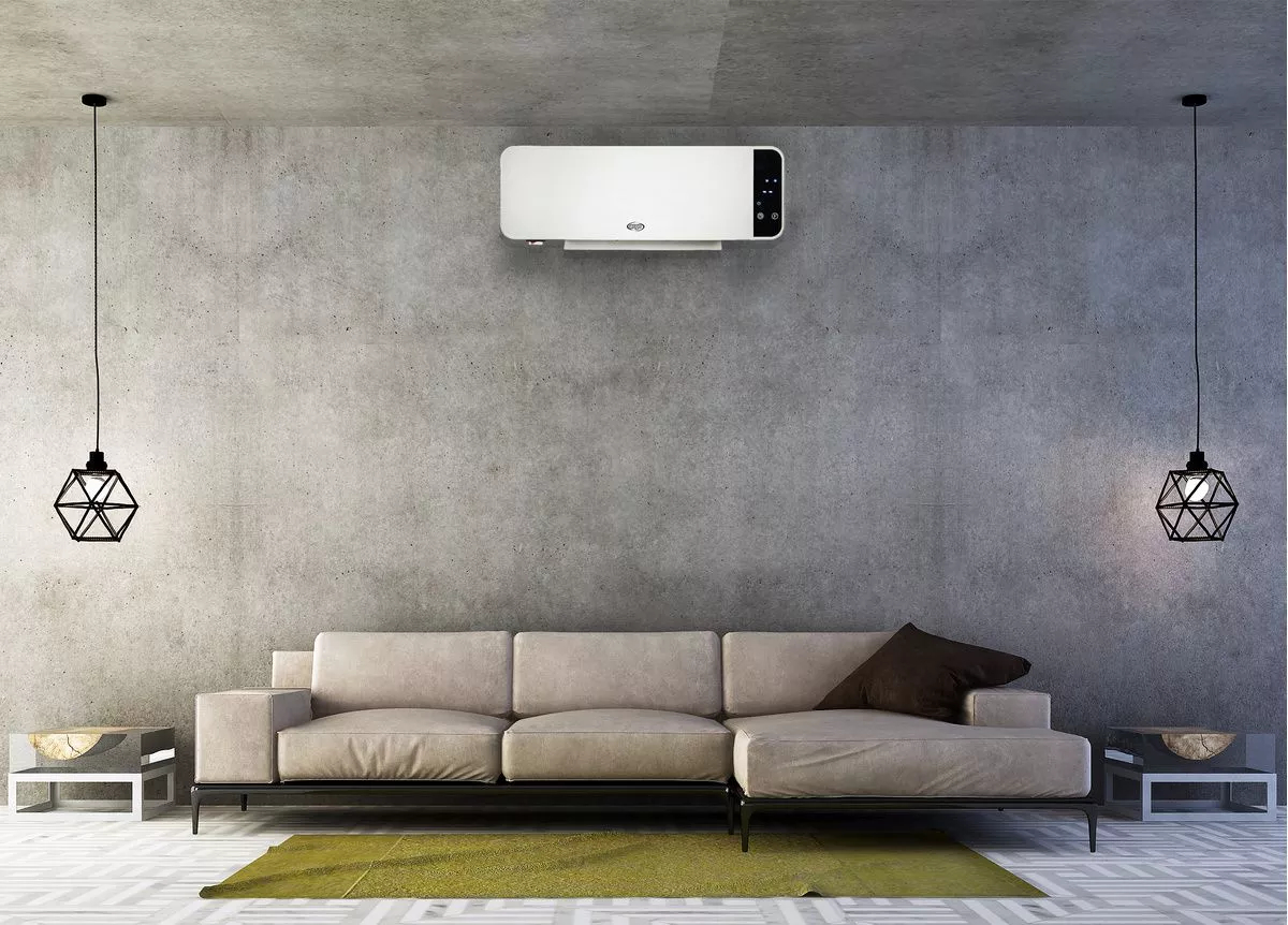 Aeroterma de perete ARGO SLEEK 2000W IPX2 termostat Telecomanda Timer ...