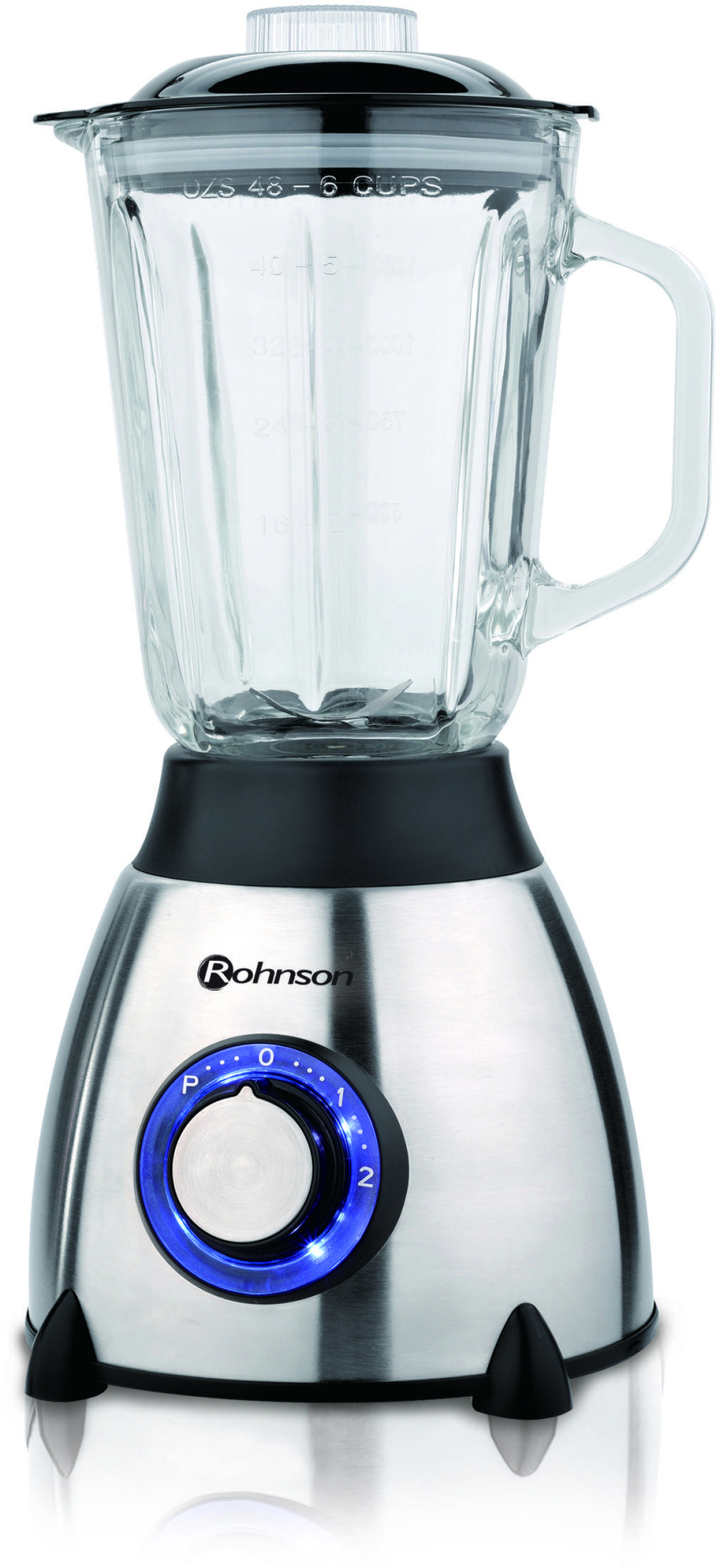 Blender de masa Rohnson R533 700W cana sticla 1500ml Inox R533 - cel.ro