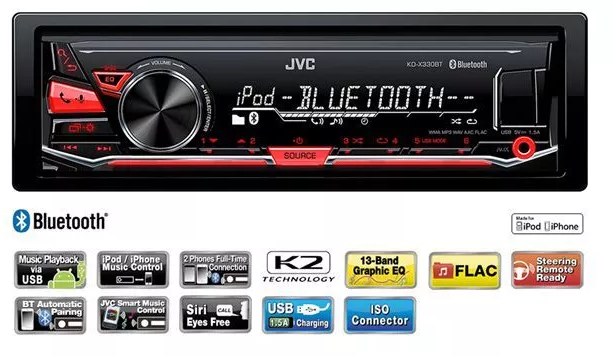 Player auto JVC KD-X130 fara CD kd-x130 - cel.ro