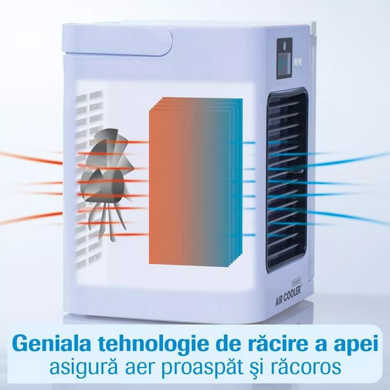 Racitor de aer mobil MediaShop Livington Air Cooler Filtru pentru praf ...