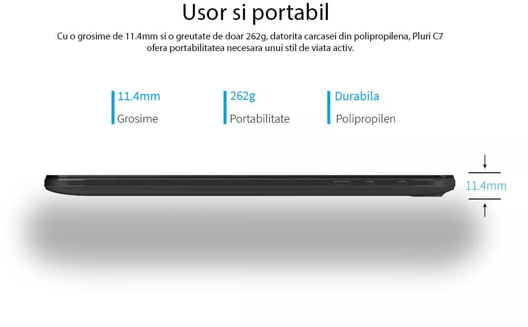 Tableta Vonino Pluri C7 7 IPS Quad-Core 1.30GHz 1GB 8GB 3G Dark-Grey ...