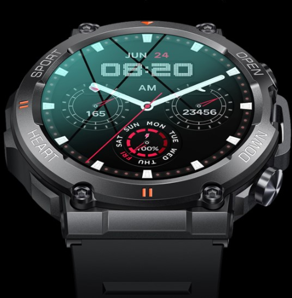Smartwatch-Ceas inteligent pentru barbati LUMAUDiO RUGGED Super ...